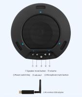 China Speakerphone Connected Omnidirectional Video Conferencing Microphone Two Microphones Radio for sale