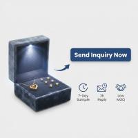 China Modern Gift Shop Smart Jewelry Box LED Luxury Jewelry Box With Intelligent Touch Light for sale