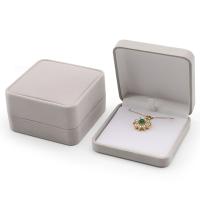 China Sleek Rounded Edge Velvet Jewelry Case Various Color Packaging Jewelry Box Set for sale