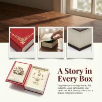 China Luxury Square Paper Jewelry Box Rectangle Book Shape Custom Embossed Jewelry Boxes for sale