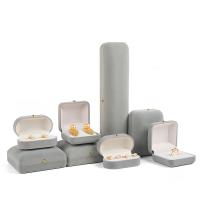 China Customized Color Velvet Jewelry Packaging Luxury Jewelry Box Modern Brand Multiple Sizes for sale