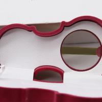 China High End Small Velvet Storage Box With Hinge Closure Jewelry Box Packaging for sale