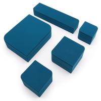 China Luxury Gift Packaging Hinged PU Leather Jewelry Box PU Ring Box OEM ODM for sale