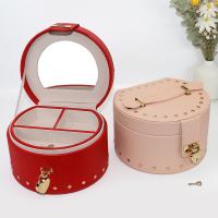 China High Grade PU Leather Travel Jewellery Case Durable Multi Color 185x160x115cm for sale