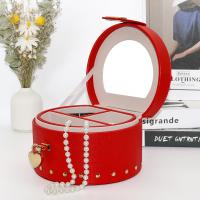 China High Grade PU Leather Travel Jewellery Case Durable Multi Color 185x160x115cm for sale
