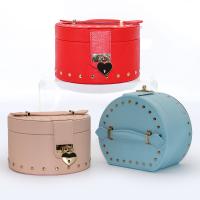 China High Grade PU Leather Travel Jewellery Case Durable Multi Color 185x160x115cm for sale