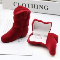 China Customizable Velvet Plastic Jewellery Box Packaging High End Jewelry Box for sale