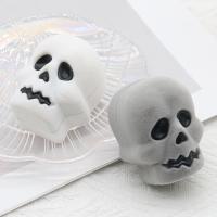 China Halloween Cute Style Flocked Jewelry Box Plastic Velvet Jewelry Box Luxury Unique for sale