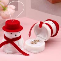 China Popular Christmas Small Ring Gift Box Hinged Pendant Packaging Box Fashionable for sale