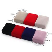 China Multiple Sizes Stylish Velvet Jewelry Box Set For Necklace Earrings Pendant for sale