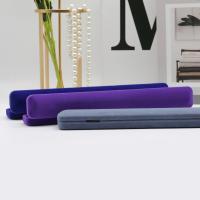 China Luxury Gift Packaging Velvet Jewelry Box For Necklaces Bracelets Rings Custom Color for sale