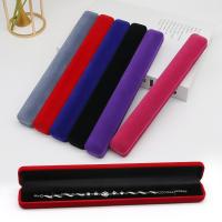 China Luxury Gift Packaging Velvet Jewelry Box For Necklaces Bracelets Rings Custom Color for sale