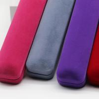 China Luxury Gift Packaging Velvet Jewelry Box For Necklaces Bracelets Rings Custom Color for sale
