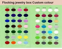 China Fruit Style Luxury Jewelry Box Velvet Jewelry Packaging Box Purple Color for sale