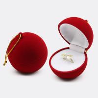 China Small Velvet Jewelry Box Color Customizable Plush Christmas Jewelry Gift Boxes for sale