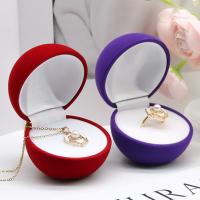 China Small Velvet Jewelry Box Color Customizable Plush Christmas Jewelry Gift Boxes for sale