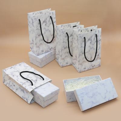 China White Decorative Paper Jewelry Bag Luxury Display Jewelry Gift Bag for sale