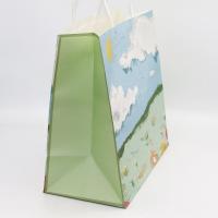China Customization White Kraft Paper Shopping Bag Eco Friendly Personalized Paper Bag for sale