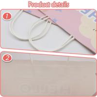China Custom Printed Kraft Paper Bags Sturdy  Gift Packaging Bag For Shoes Clothing Shopping for sale
