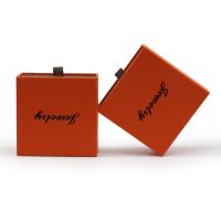 China Colorful Slide Drawer Cardboard Paper Jewelry Box Packaging With Sponge Liner for sale