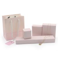 China Customization PU Leather Jewelry Box For Wedding Ring Packaging Minimalist Design for sale