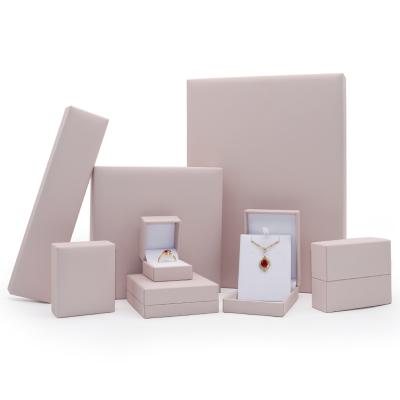 China Customization PU Leather Jewelry Box For Wedding Ring Packaging Minimalist Design for sale