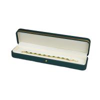 China Luxurious PU Leather Jewelry Box High End Multiple Sizes Sleek Design for sale