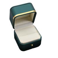 China Luxurious PU Leather Jewelry Box High End Multiple Sizes Sleek Design for sale