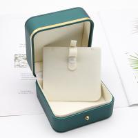 China Luxurious PU Leather Jewelry Box High End Multiple Sizes Sleek Design for sale