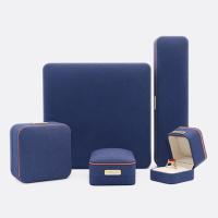 China Luxury Microfiber Jewelry Packaging Box For Ring Pendant Earrings Bracelet Necklace for sale