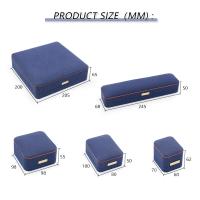 China Luxury Microfiber Jewelry Packaging Box For Ring Pendant Earrings Bracelet Necklace for sale