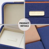 China Luxury Microfiber Jewelry Packaging Box For Ring Pendant Earrings Bracelet Necklace for sale