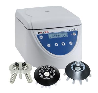 China Medical Centrifuge TDZ4K With Angle Rotor 12x20ml 18x10ml 24x10ml 4x50ml for sale