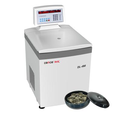 China Low speed centrifuge DL-6M 6000r/min with swing rotors and angle rotor available for sale