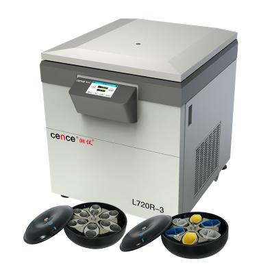 China Blood Bank Centrifuge L720R-3 Floor Standing Large Capacity 6x2400ml with Swing Rotor for sale
