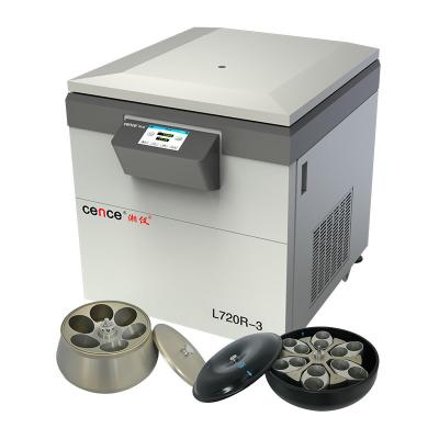 China Super Capacity Laboratory Centrifuge Machine L720R-3 7200rpm 6x2400ml for sale