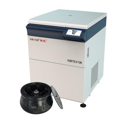 China Refrigerated Centrifuge Machine VORTEX 10K High Speed 10000rpm Large Capacity Angle Rotor for sale