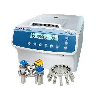 China Clinical Centrifuge L600-A Low Speed Centrifuge With Whole Stainless Steel Rotor 6000rpm for sale