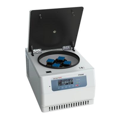 China CTK64R Blood Separation Centrifuge With Refrigeration For 64 Tubes 13x75mm/100mm for sale