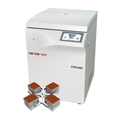 China Medical Low Speed Automatic Uncovering Centrifuge CTK120C For 120 Vacutainers for sale
