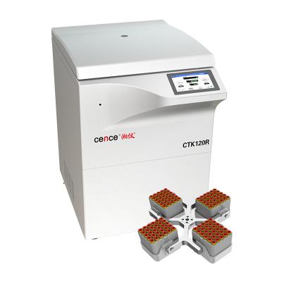 China Cence Blood Bank Centrifuge Low Speed Automatic Uncovering CTK120R for 120 Vacutainers for sale