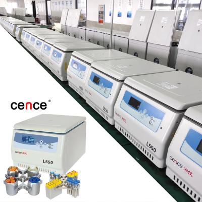 China China L550 4x500ml Swing Rotor Laboratory Centrifuge With Different Adapter for sale