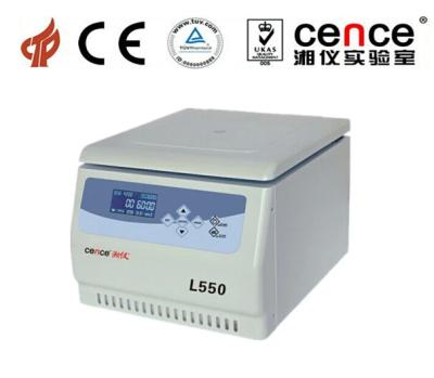 China Low Speed Medical Centrifuge Machine L550 With Microprocessor Control for sale