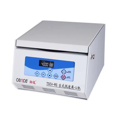 China Clinic centrifuge TDZ4-WS with Angle rotor 24x10ml,  18x10ml , 12x20ml and 4x50ml for sale