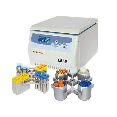 China Blood Centrifuge Cence Centrifuge With Swing Out Rotor L550 for sale
