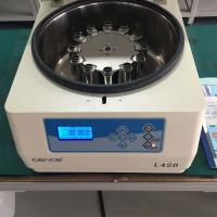 China Blood Serum And Plasma Clinic Desktop Lab Centrifuge L420 With 12x15ml Swing Rotor for sale
