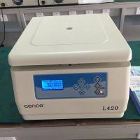 China Blood Serum And Plasma Clinic Desktop Lab Centrifuge L420 With 12x15ml Swing Rotor for sale