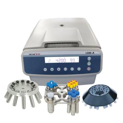 China Benchtop Laboratory Horizontal Blood Centrifuge Machine With Swing Out Bucket Rotor for sale