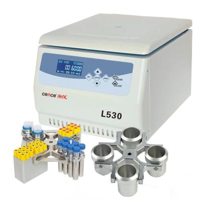China Lab Centrifuge L530 Low Speed Blood Centrifuge With Swing Out Rotor for sale