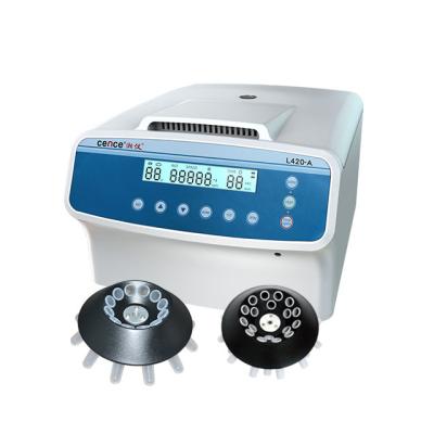 China Cence L420-A Low Speed Centrifuge 4200rpm 2760xg 12x20ml for sale